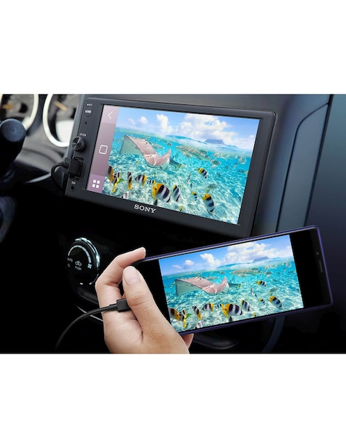 Autoestéreo doble din con subwoofer Sony 8