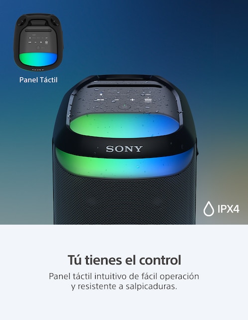 Bocina recargable Sony SRS-XV800 bluetooth 10