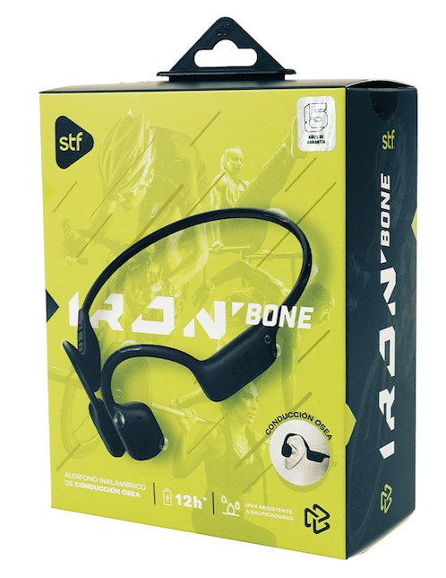 Audífonos True Wireless Stf Iron Bone Conduction inalámbricos 7