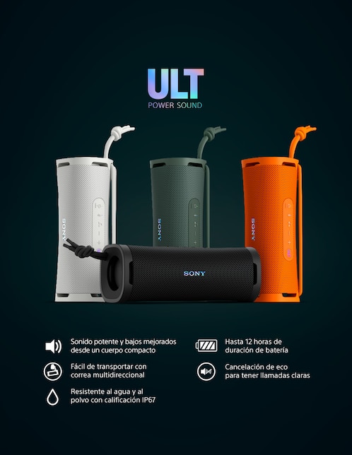 Bocina portátil Sony ULT Field 1 bluetooth 6